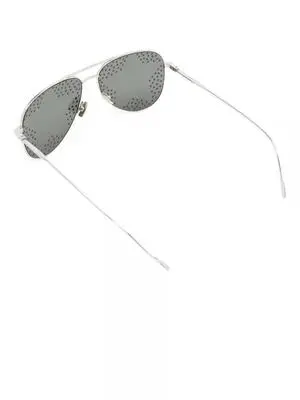 Saint Laurent Crystal-embellished Aviator Sunglasses