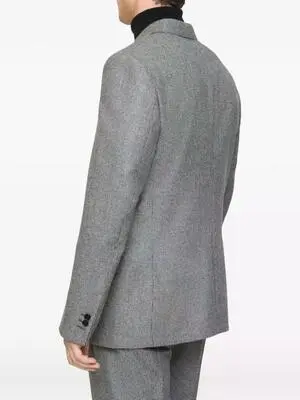 Burberry Puppytooth Check Double-breasted Jacket