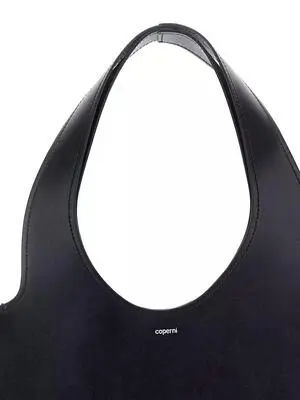 Coperni Heart Cut-out Shoulder Bag - Black
