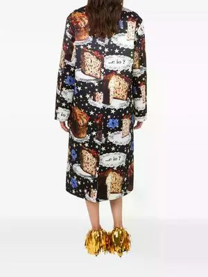 Moschino Printed Cotton Coat