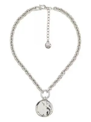 GOOSSENS Talisman Medal Pendant Necklace - Silver