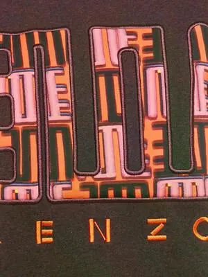 Kenzo Crew Neck Sweatshirt With Embroidered Logo