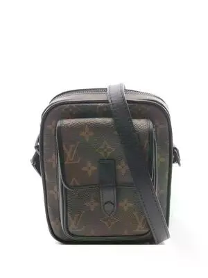 LOUIS VUITTON 2010s Christopher Wearable Monogram Cross Body Bag - Brown
