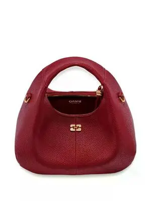 GANNI Logo Plaque Tote Bag