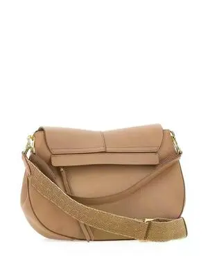 GIANNI CHIARINI Grained Leather Shoulder Bag