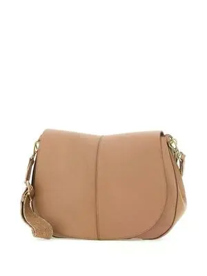 GIANNI CHIARINI Grained Leather Shoulder Bag