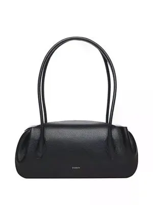 Yuzefi Mini Oyster Leather Shoulder Bag - Black