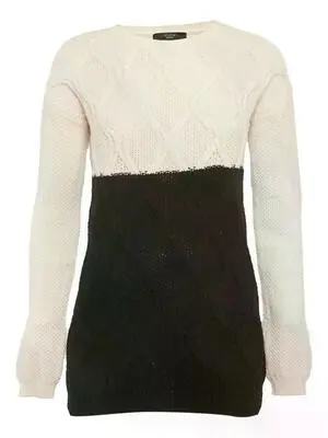 Max Mara 2000s Cable-knit Wool Sweater