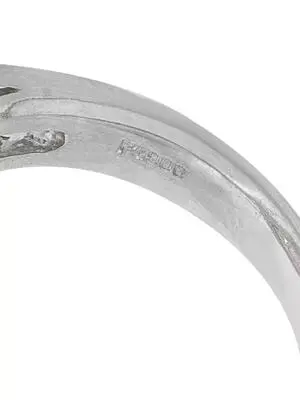 LB EXCLUSIVE Platinum Diamond And Garnet Cocktail Ring