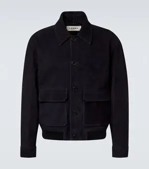FRAME Suede Blouson Jacket
