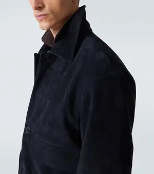 FRAME Suede Blouson Jacket