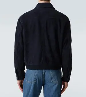FRAME Suede Blouson Jacket