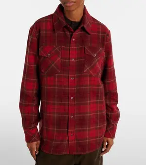 GOD'S TRUE CASHMERE Tartan Check Shirt - Red