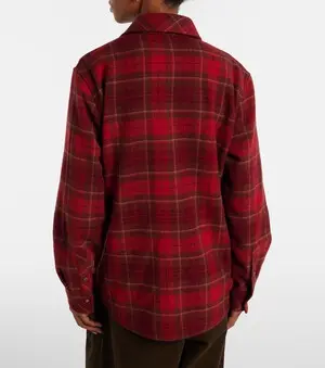 GOD'S TRUE CASHMERE Tartan Check Shirt - Red