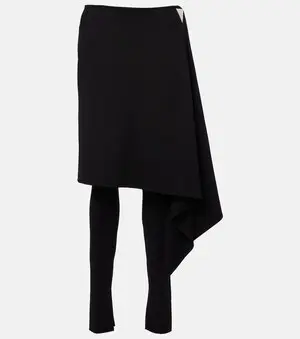 Attico Draped Slim Pants
