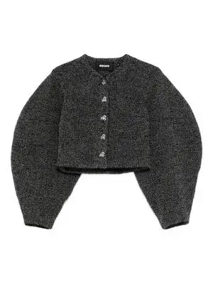 ROTATE BY BIRGER CHRISTENSEN Pinstripe Bouclé Jacket - Grey