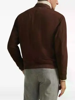 Polo Ralph Lauren Suede Bomber Jacket - Brown