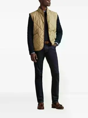 Polo Ralph Lauren Quilted Corduroy-trim Gilet - Neutrals