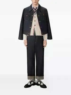 Thom Browne 4-bar Stripe Pocket Cardigan - Neutrals