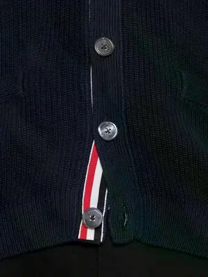 Thom Browne 4-bar Stripe V-neck Cardigan