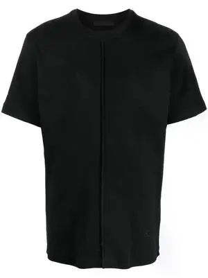 Helmut Lang Logo-embroidered Cotton T-shirt - Black