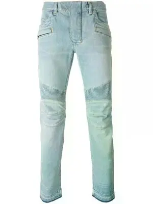 Balmain Ribbed Jeans For Men