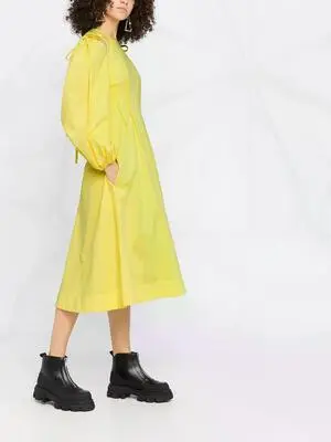 MSGM A-line Dress - Yellow
