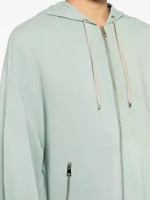Lorena Antoniazzi Hooded Virgin Wool Blend Jacket - Green