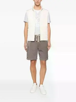 Brunello Cucinelli Zip-pocket Gilet - White