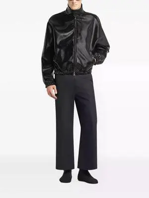 COURREGES Zip-up Jacket - Black