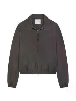 COURREGES Zip-up Cotton Jacket - Grey