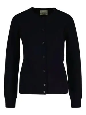 Gant Lambswool Knitted Cardigan - Blue