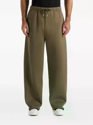 Manière De Voir Logo-embroidered Wide-leg Track Pants