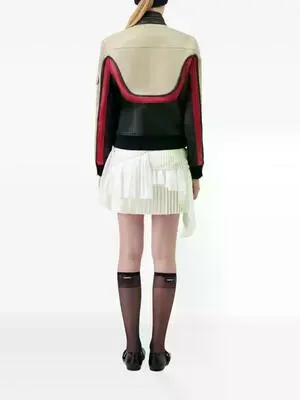 Coperni C-logo Panelled Leather Jacket