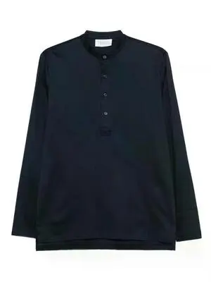 TOKYO Buttoned Polo Shirt - Blue