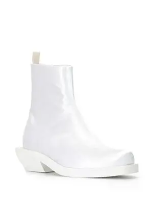 MAISON MARGIELA Satin Ankle Boots
