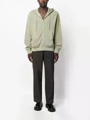 Helmut Lang Zip-up Drawstring Hoodie
