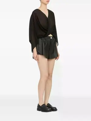 MAISON MARGIELA Draped V-neck Top