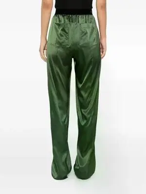 TOM FORD Satin Trousers - Green