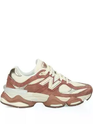 NEW BALANCE 9060 Paneled Lace-up Sneakers - Brown