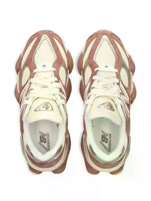 NEW BALANCE 9060 Paneled Lace-up Sneakers - Brown