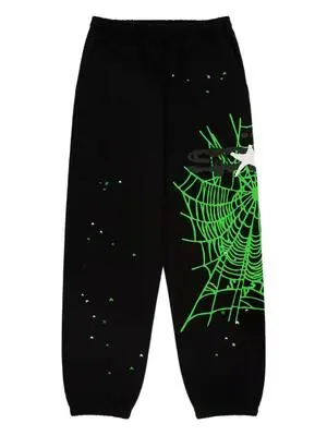 SP5DER Heavy Web Track Pants - Black