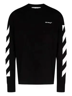Off-White Diagonal-stripes Logo Sweatshirt