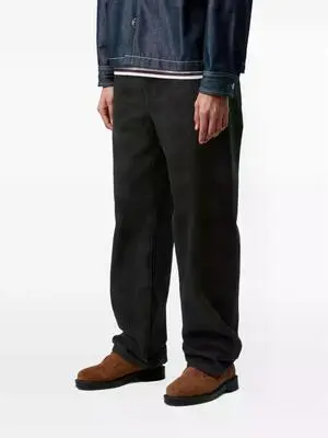 Carhartt Work In Progress Logo-patch Jeans - Black