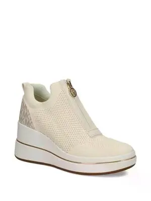 Michael Kors Willis Zip-up Logo Platform Sneakers