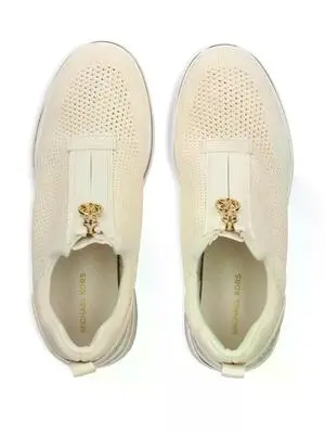 Michael Kors Willis Zip-up Logo Platform Sneakers
