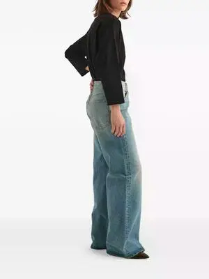JAMIE HALLER Wide Leg Jeans