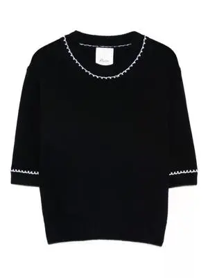 Allude Round Neck T-shirts For Women