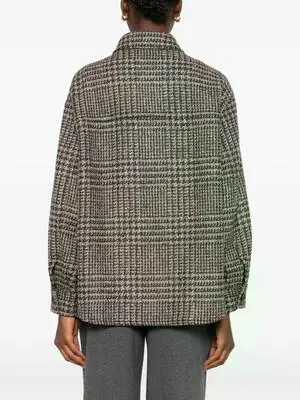 Marc O'polo Checked Overshirt With Button Closure And Chest Pockets