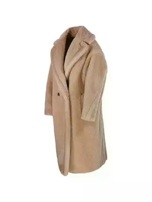 Max Mara Tedgirl Double-Breasted Coat Neutrals